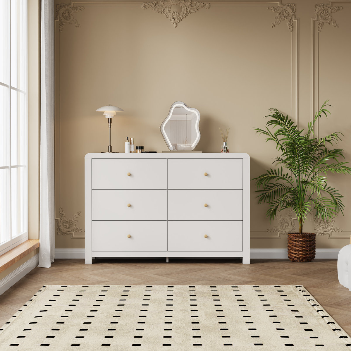 Ebern Designs 47.2“ W 6 Drawer Dresser | Wayfair